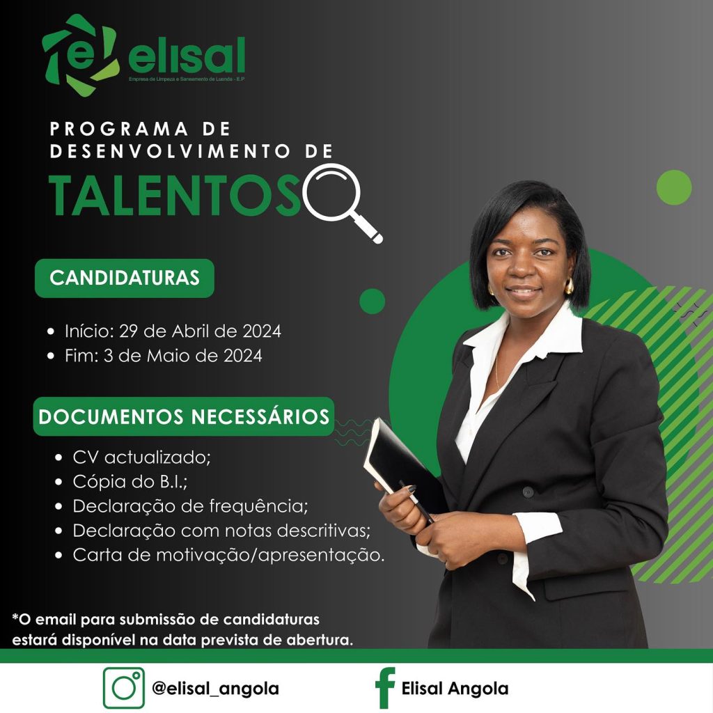 Programa de Desenvolvimento de Talentos – ELISAL – Website Oficial